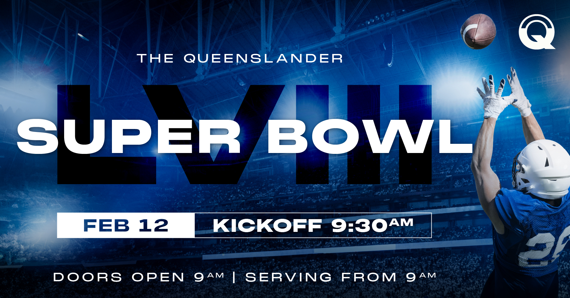 Super Bowl - The Queenslander Tavern - Pub, Restaurant & Function Venue