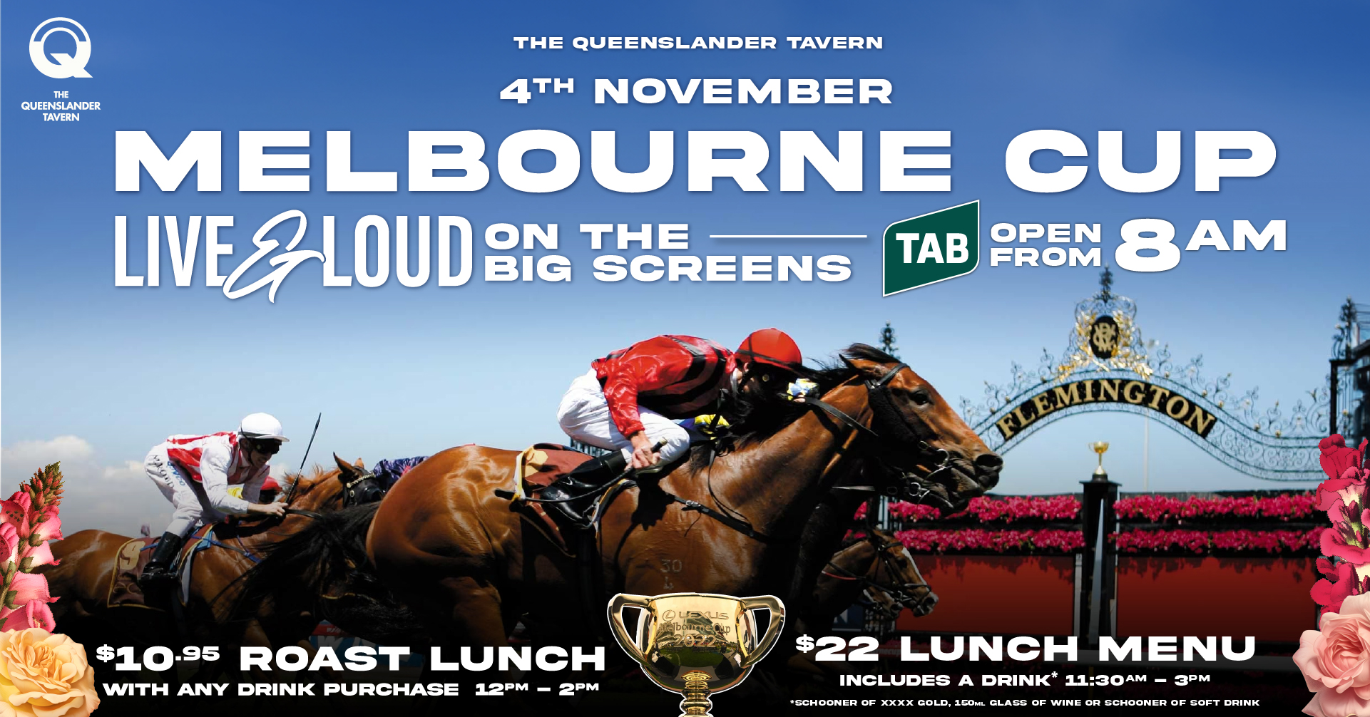Melbourne Cup - The Queenslander Tavern - Pub, Restaurant & Function Venue